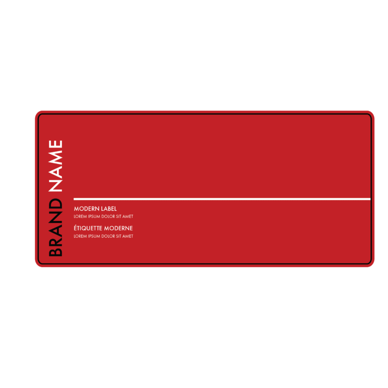 Modern Label Template - Cosmetic Labs Canada